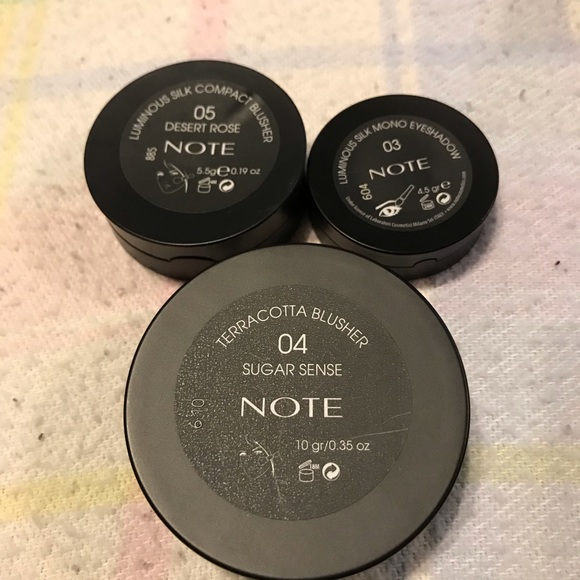 Note Cosmetics | Makeup | Authentic Note Cosmetics Bundle Cheeks Face ...